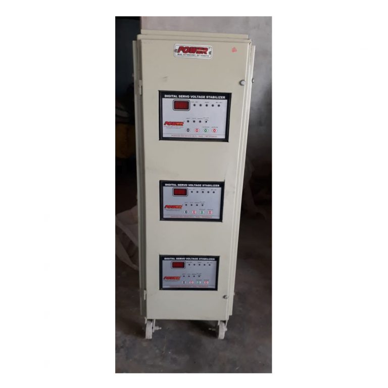 20 KVA Air Cooled Servo Stabilizer Three phase – Power Technology